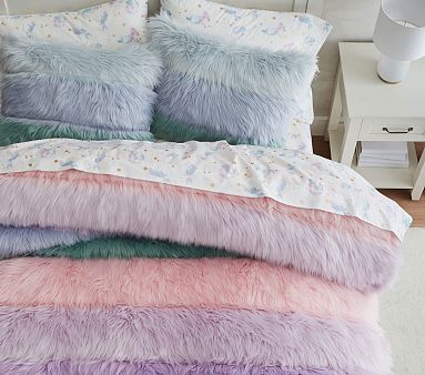 Mermaid Metallic Sheet Set | Pottery Barn Kids