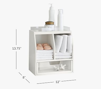 Acrylic & Wood All-in-One Organizer | Pottery Barn Kids