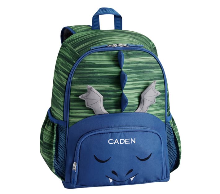 Mackenzie Green Dragon Critter Backpacks | Pottery Barn Kids