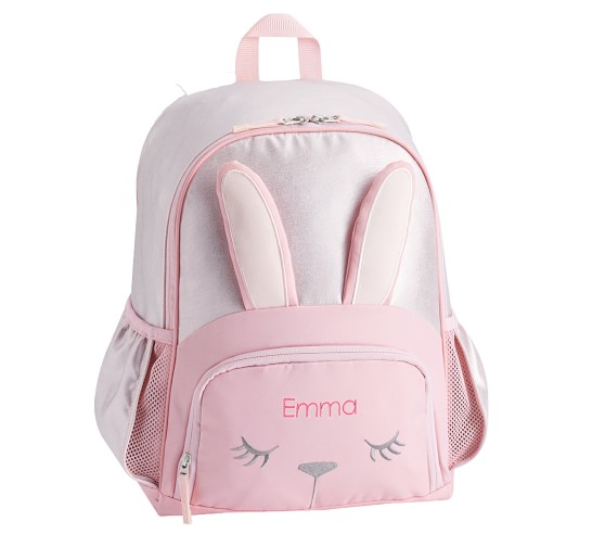 Mackenzie Pink Shine Bunny Critter Backpack | Pottery Barn Kids