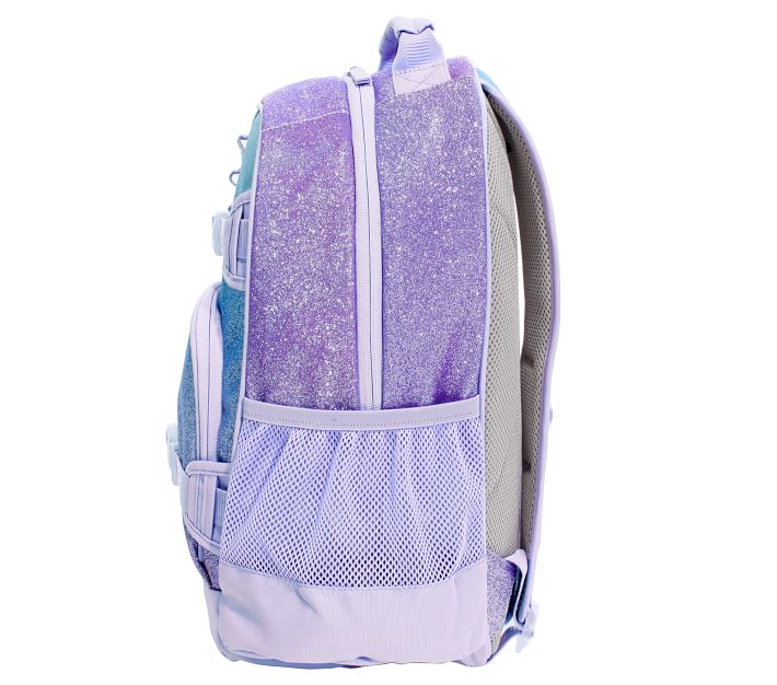 Mackenzie Lavender/Aqua Ombre Sparkle Glitter Backpacks | Pottery Barn Kids