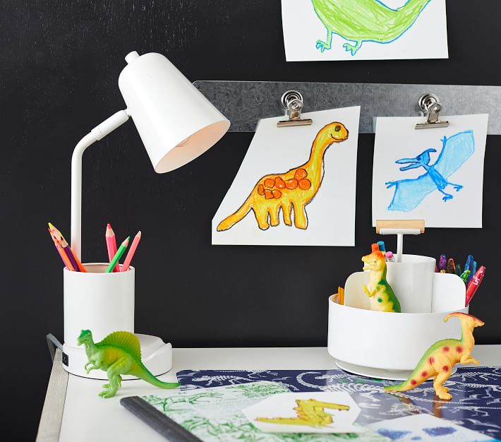 USB Task Lamp with Storage | Pottery Barn Kids