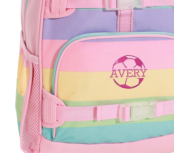 Mackenzie Pastel Multi Stripe Backpacks | Pottery Barn Kids