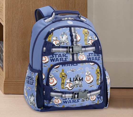 Mackenzie Star Wars™ Droids™ Glow-in-the-Dark Backpacks | Pottery Barn Kids