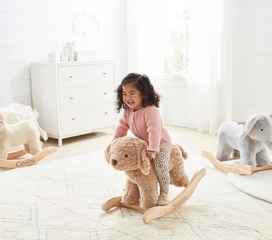 Nursery Labradoodle Plush Toy Rocker | Animal Rocker | Pottery Barn Kids