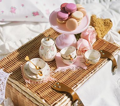 LoveShackFancy Floral Tea Party Set | Pottery Barn Kids
