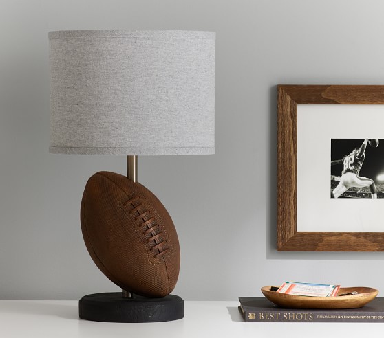 Football Table Lamp With USB | Pottery Barn Kids