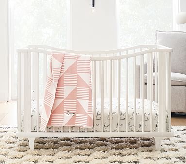 Cozy Chenille Geometric Baby Blanket | Pottery Barn Kids