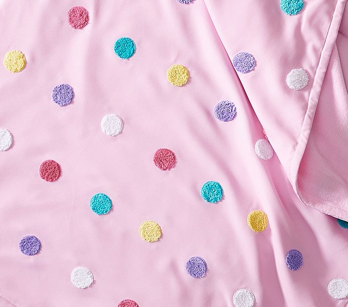 Mackenzie Chenille Polka Dot Nap Mat | Pottery Barn Kids