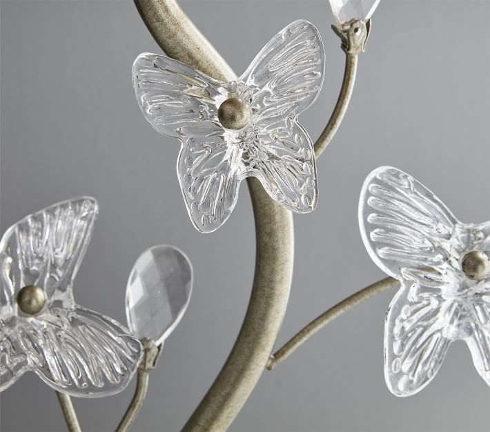 Monique Lhuillier Crystal Butterfly Table Lamp | Pottery Barn Kids