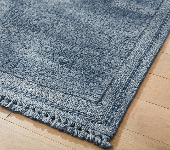 Stain Resistant Braided Border Rug | Pottery Barn Kids