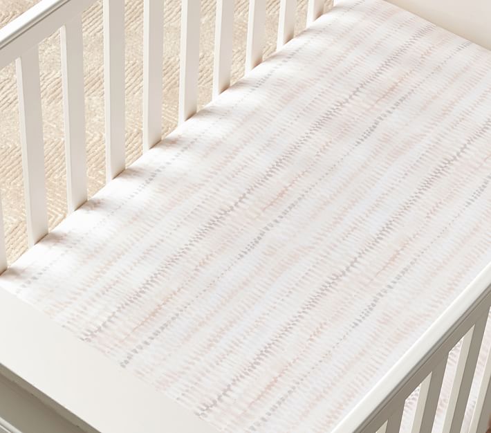 Brushstroke Crib Sheets | Pottery Barn Kids