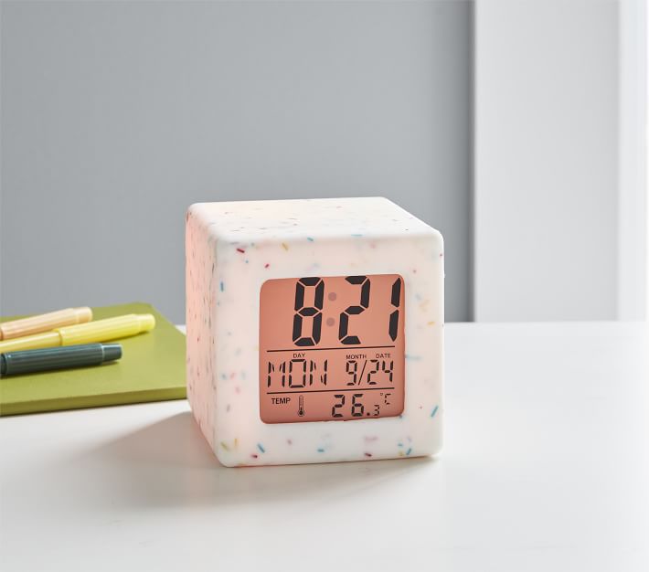 Light Up Confetti Digital Clock | Pottery Barn Kids