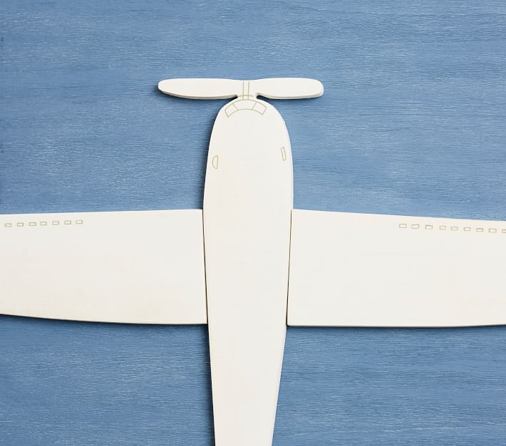 Airplane Wall Plaque | Pottery Barn Kids