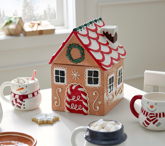 Gingerbread House Cookie Jar | Pottery Barn Kids