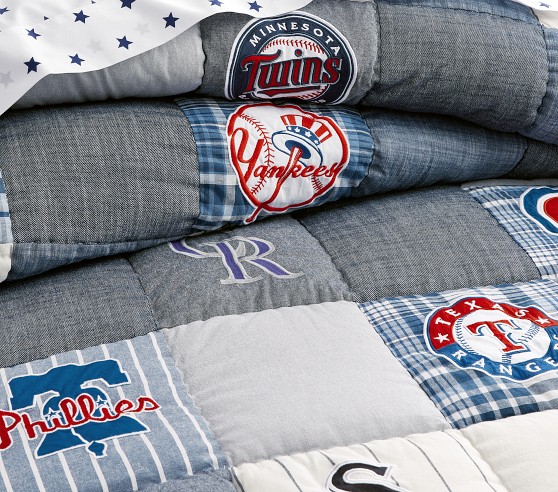 MLB™ Patchwork Quilt & Sham | Pottery Barn Kids