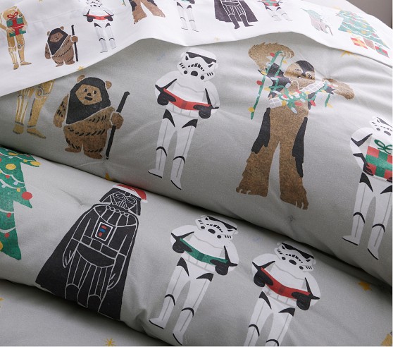 Star Wars™ Holiday Comforter & Shams | Pottery Barn Kids