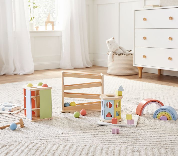 Wooden Rotating Shape Sorter | Pottery Barn Kids