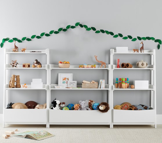 Wide Angled Bookcase Set | Pottery Barn Kids
