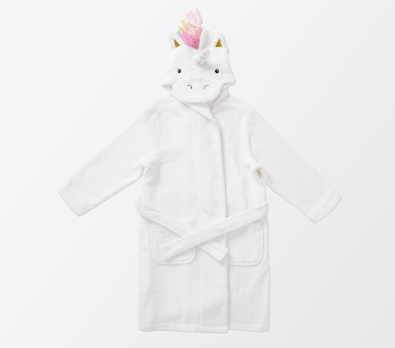 Unicorn Rainbow Critter Kids Robe | Pottery Barn Kids