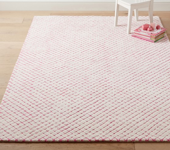 Performance Textured Trellis Rug | Pottery Barn Kids