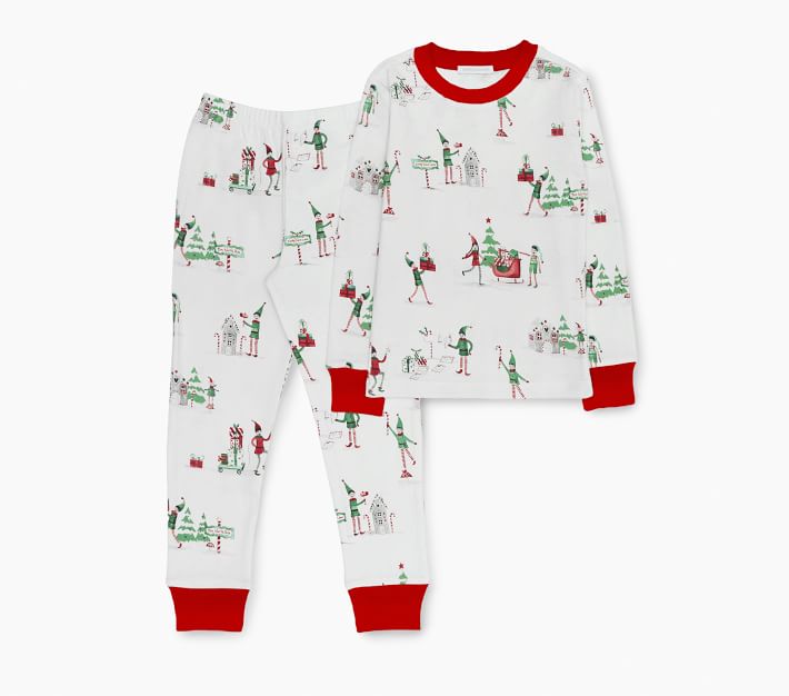 Elf Organic Pajama Set | Pottery Barn Kids
