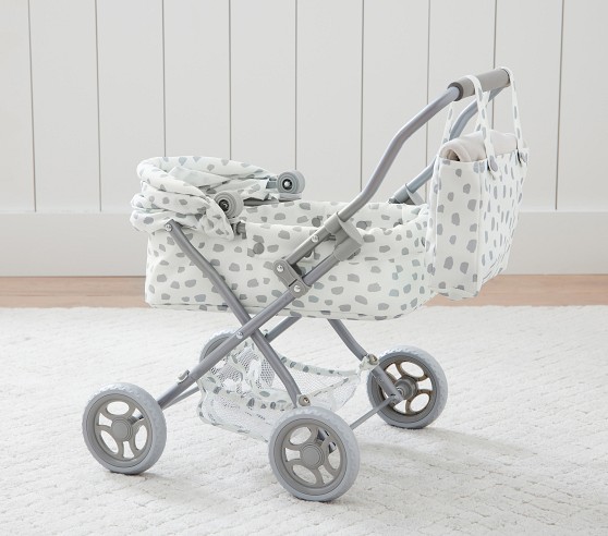 Brushstroke Dot Mini Pram Doll Stroller | Pottery Barn Kids