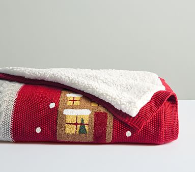 Holiday Heirloom Patchwork Throw | Pottery Barn Kids