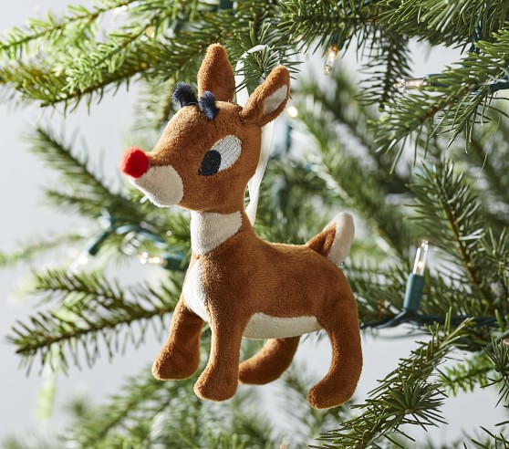 Light Up Rudolph the Red-Nosed Reindeer® Ornaments | Pottery Barn Kids