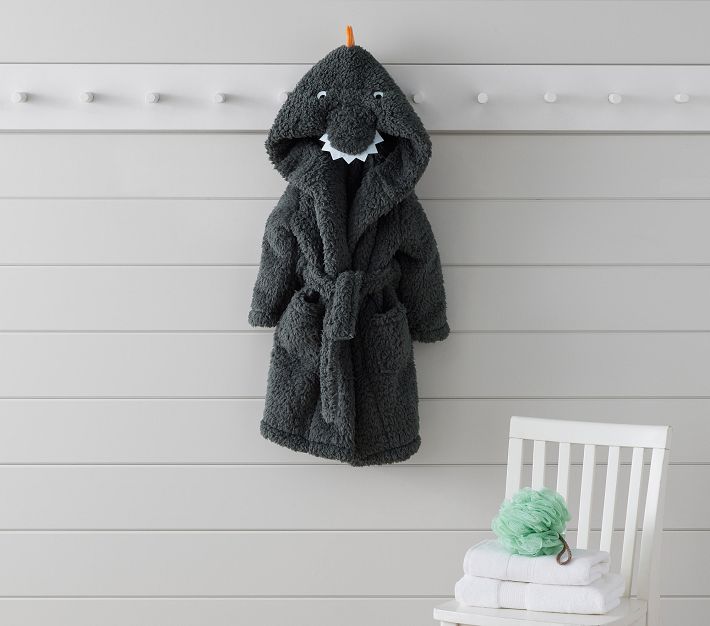 Dino Sherpa Robe | Pottery Barn Kids