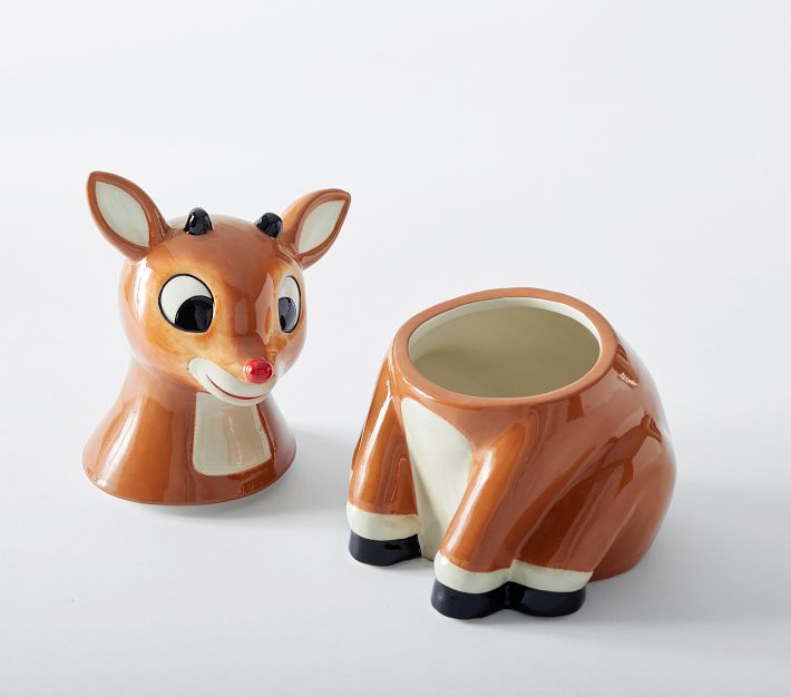 Rudolph® Ceramic Cookie Jar | Pottery Barn Kids