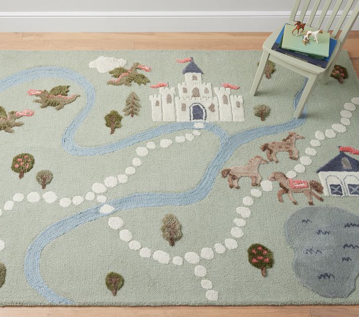 Knights Play Rug | Pottery Barn Kids