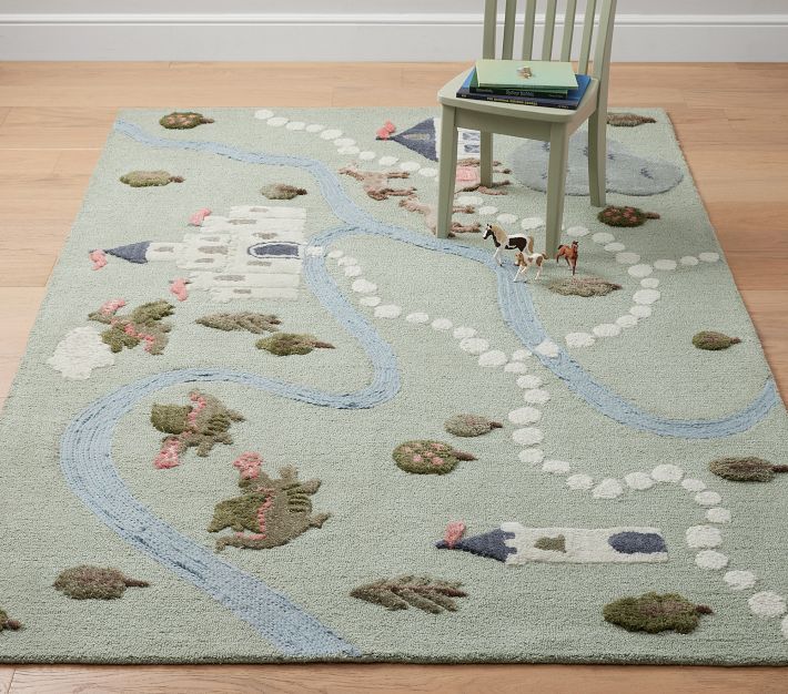 Knights Play Rug | Pottery Barn Kids