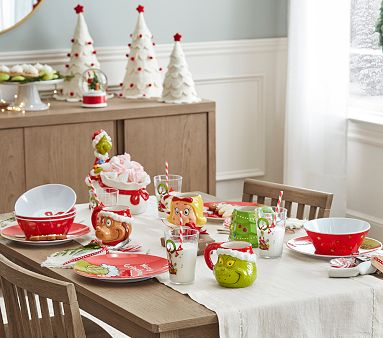 Dr. Seuss's The Grinch™ Bowls | Pottery Barn Kids