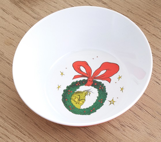 Dr. Seuss's The Grinch™ Bowls | Pottery Barn Kids