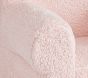 Blush Cozy Sherpa Anywhere Chair® | Kids Armchair | Pottery Barn Kids