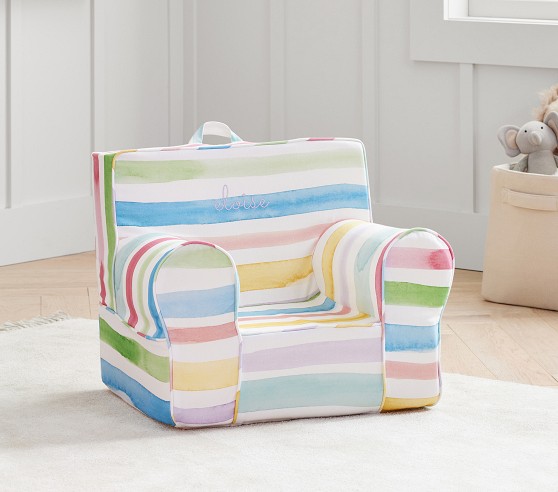 My First Anywhere Chair®, Kayla Rainbow Stripe | Pottery Barn Kids
