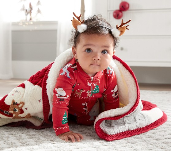Rudolph® Baby Blanket | Pottery Barn Kids