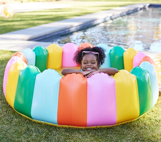 Rainbow Sun Inflatable Pool | Pottery Barn Kids