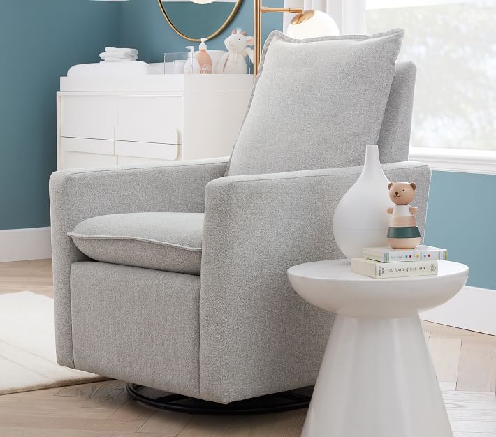 Paxton Nursery Swivel Glider Chair | Pottery Barn Kids
