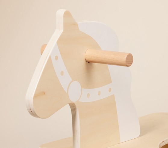 Wooden Horse Nursery Rocker | Pottery Barn Kids