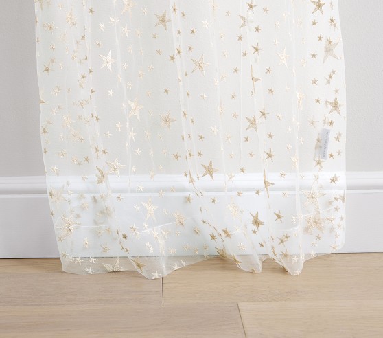 Embroidered Star Sheer | Pottery Barn Kids
