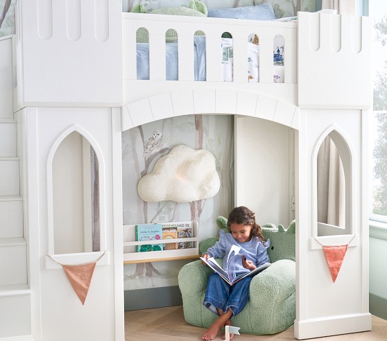 Castle Loft Bed For Kids | Pottery Barn Kids
