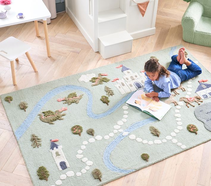 Knights Play Rug | Pottery Barn Kids