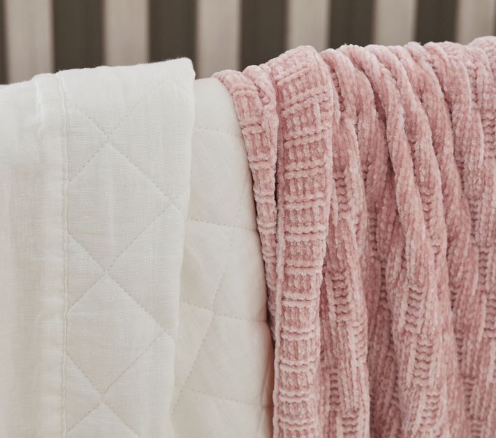 European Linen Baby Quilt | Pottery Barn Kids
