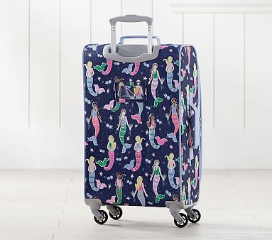 Navy Solar System Spinner Kids Luggage | Pottery Barn Kids