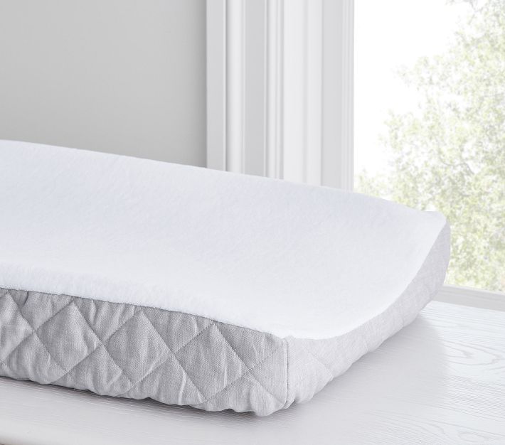 European Linen Terry Changing Pad Cover | Pottery Barn Kids
