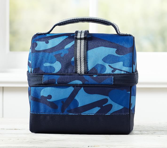 Navy Soccer Kids Lunch Box | Pottery Barn Kids