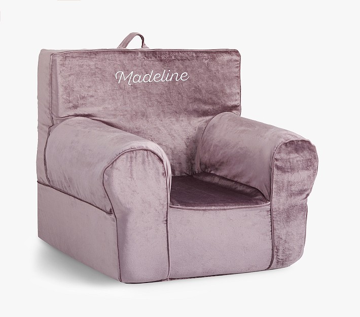 Kids Anywhere Chair®, Fig Velvet Slipcover Only | Pottery Barn Kids