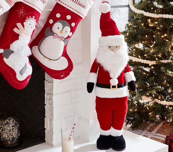 Standing Santa Decor | Pottery Barn Kids